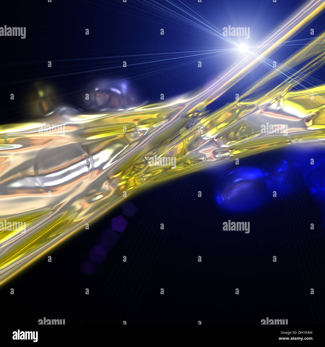 Futuristic technology wave background design with lights Stock Photo ...