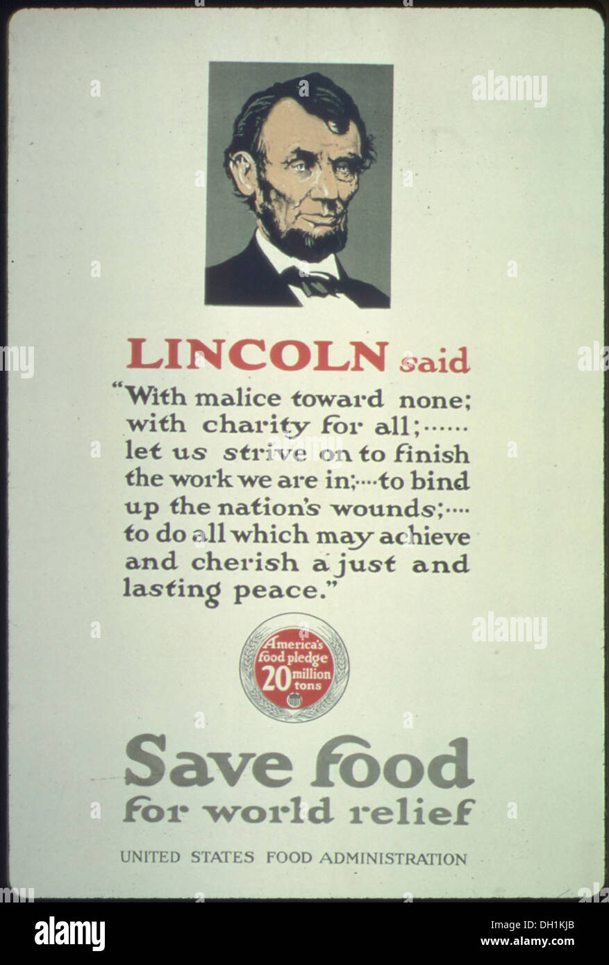 Malice Toward None Abraham Lincoln