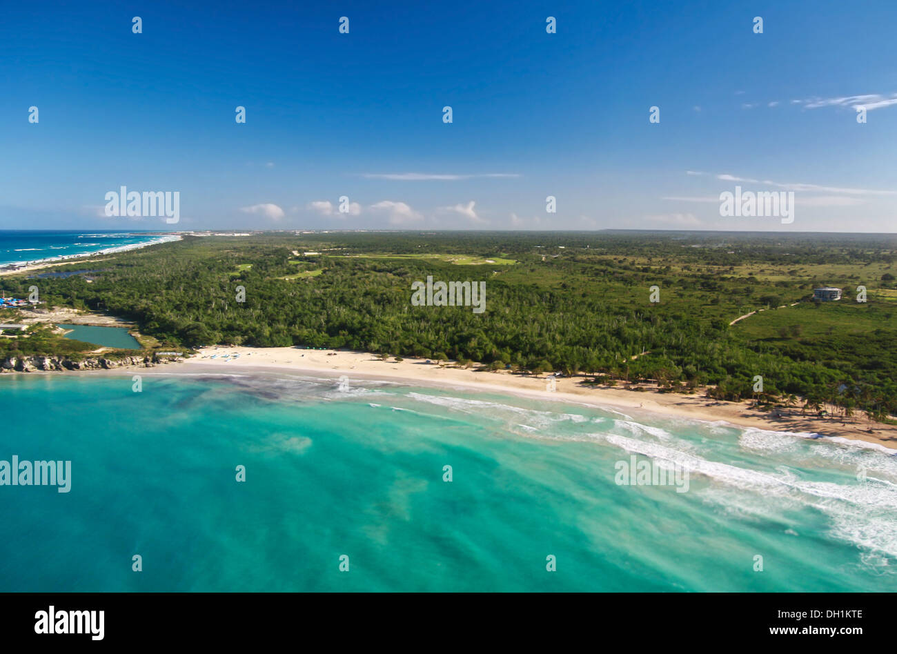 Atlantic Ocean from helicopter view Stock Photo - Alamy