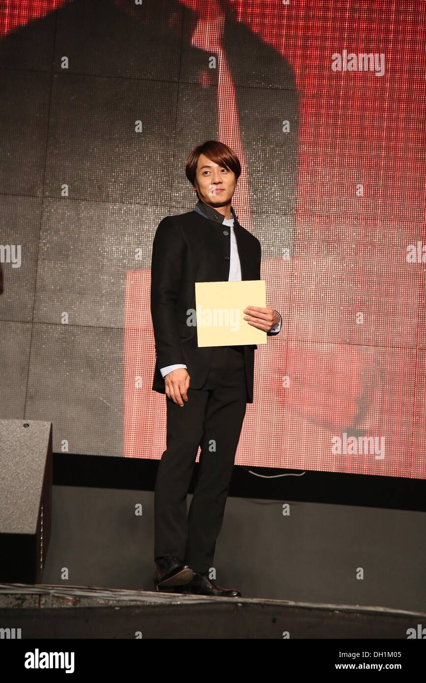Taipei, China. 27th Oct, 2013. Korean star Andy Lee, member of Korean ...