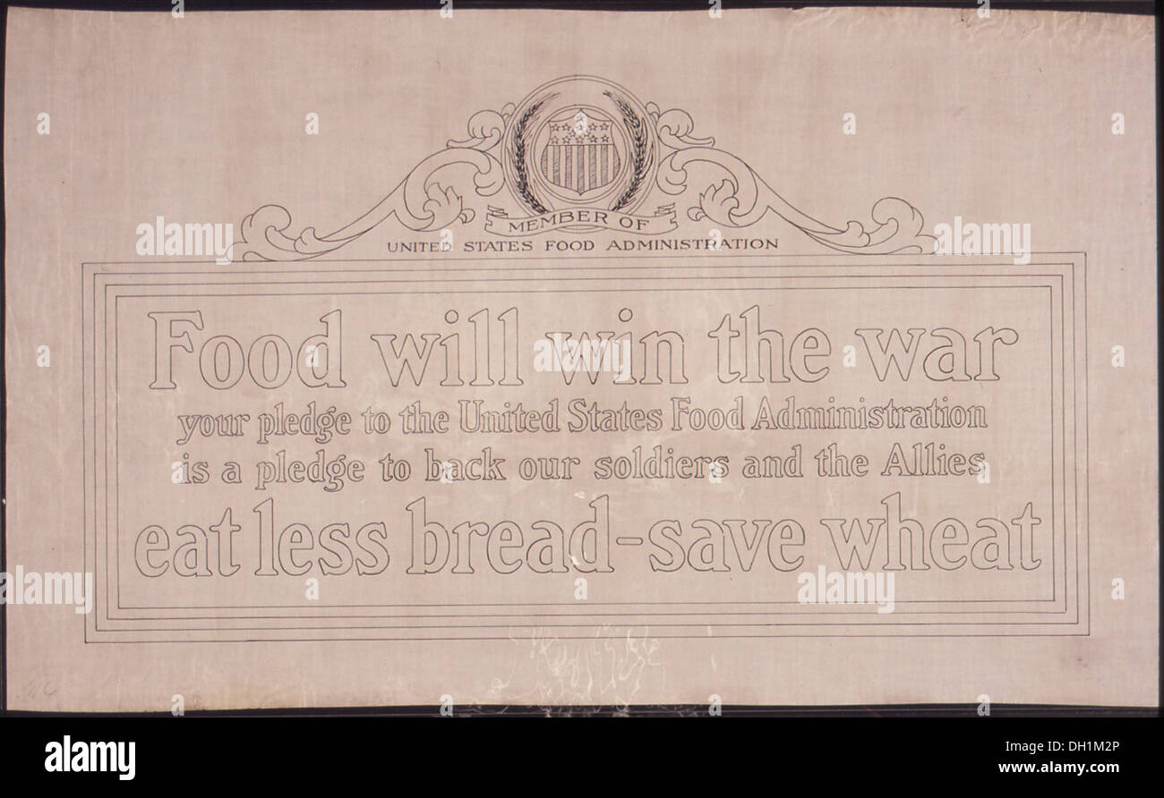 A member of the United States Food Administration promotes the 'Food ...