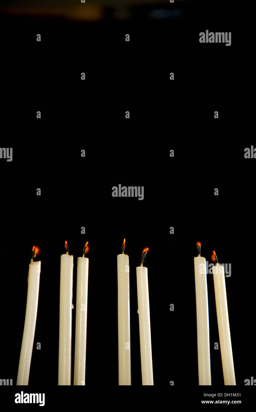 Seven candles hi-res stock photography and images - Alamy