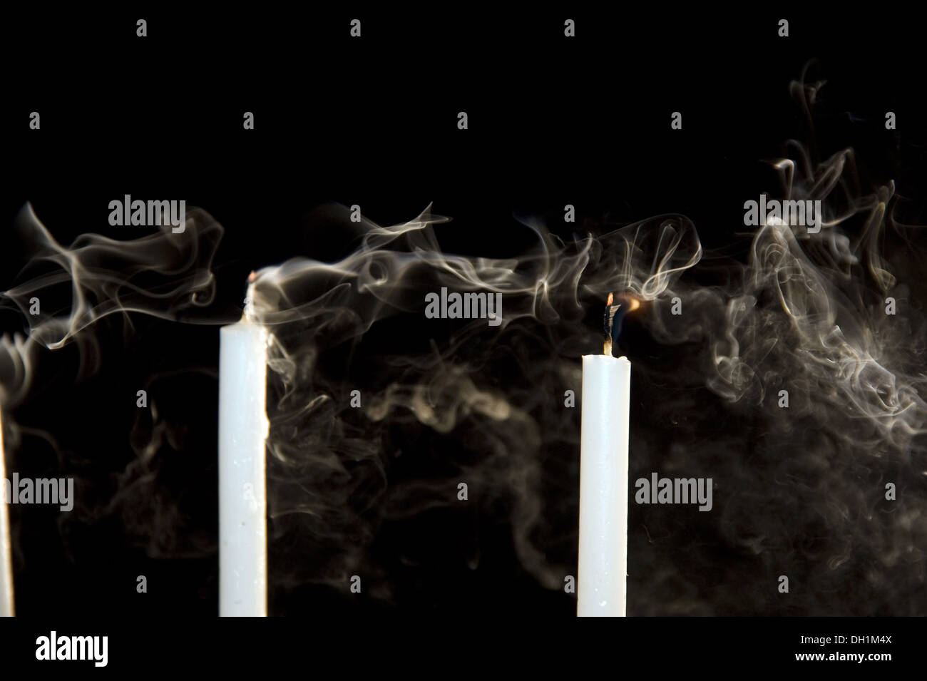 Smoking candle hi-res stock photography and images - Alamy