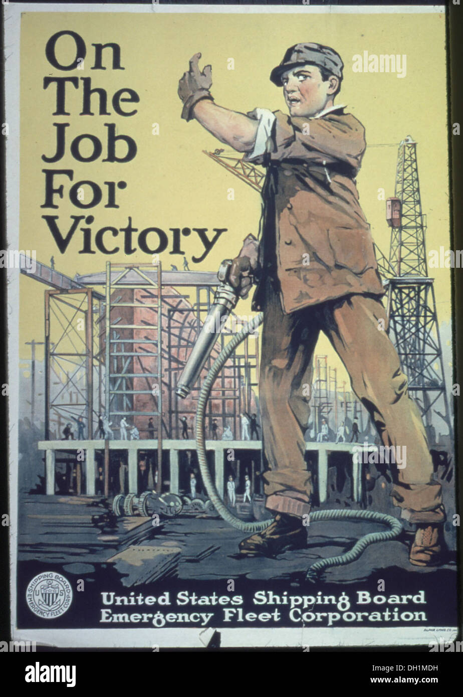 This poster from 1918 encourages Americans to support the war effort ...