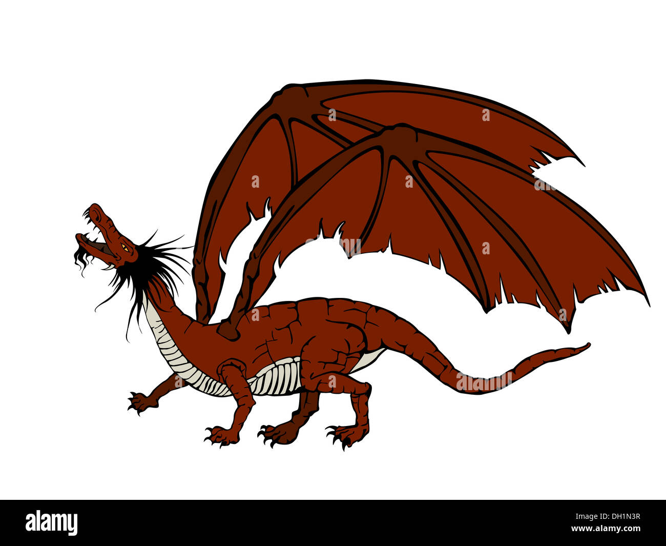 Fairy red dragon character hi-res stock photography and images - Alamy