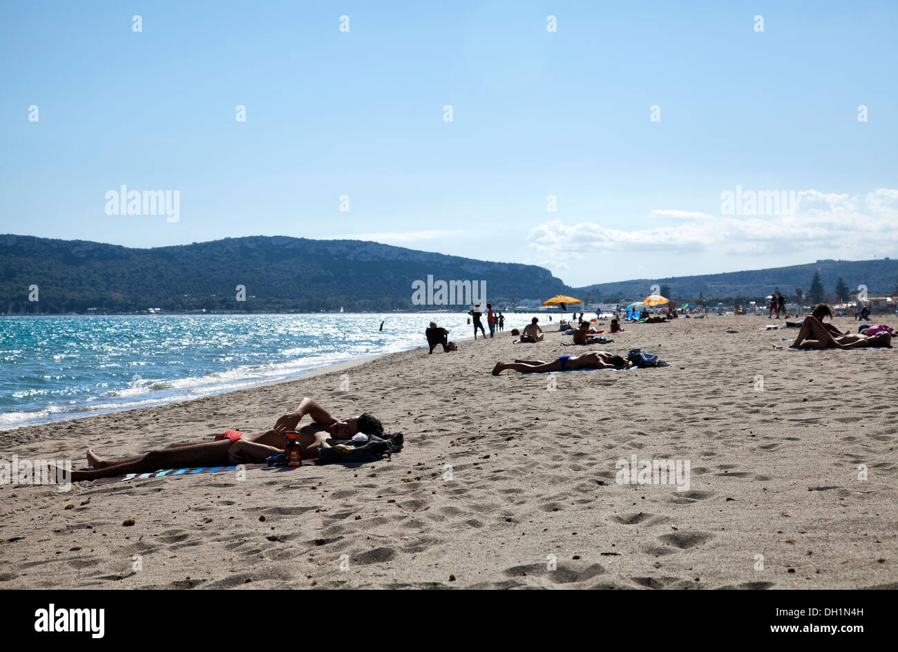 Cagliari poetto beach hi-res stock photography and images - Alamy
