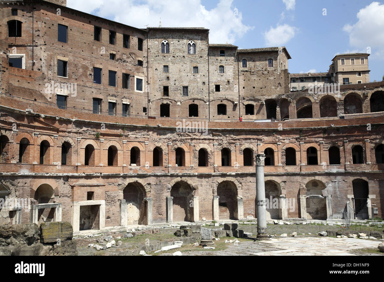 Remains of ancient Rome Italy Europe Stock Photo - Alamy