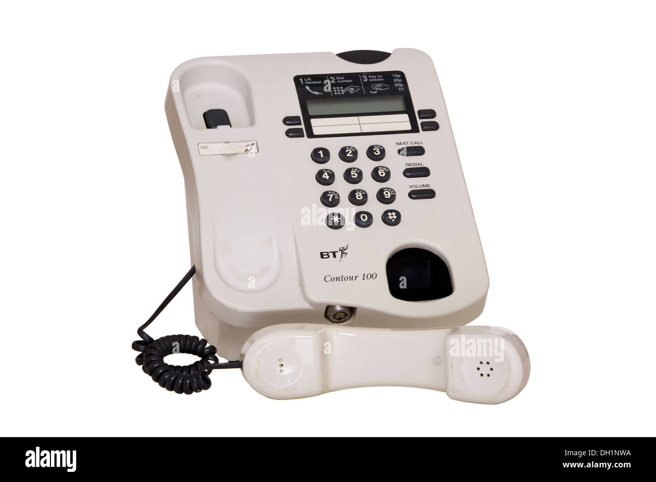 Phone handset contour Cut Out Stock Images & Pictures - Alamy