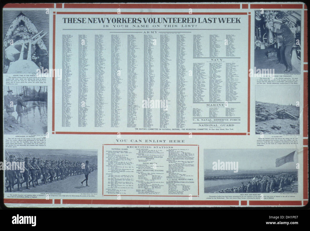 Wwi enlistment campaigns hi-res stock photography and images - Alamy