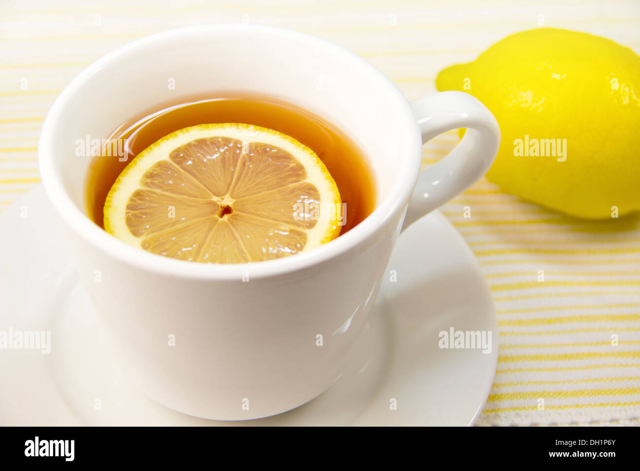 Tea with lemon Stock Photo - Alamy
