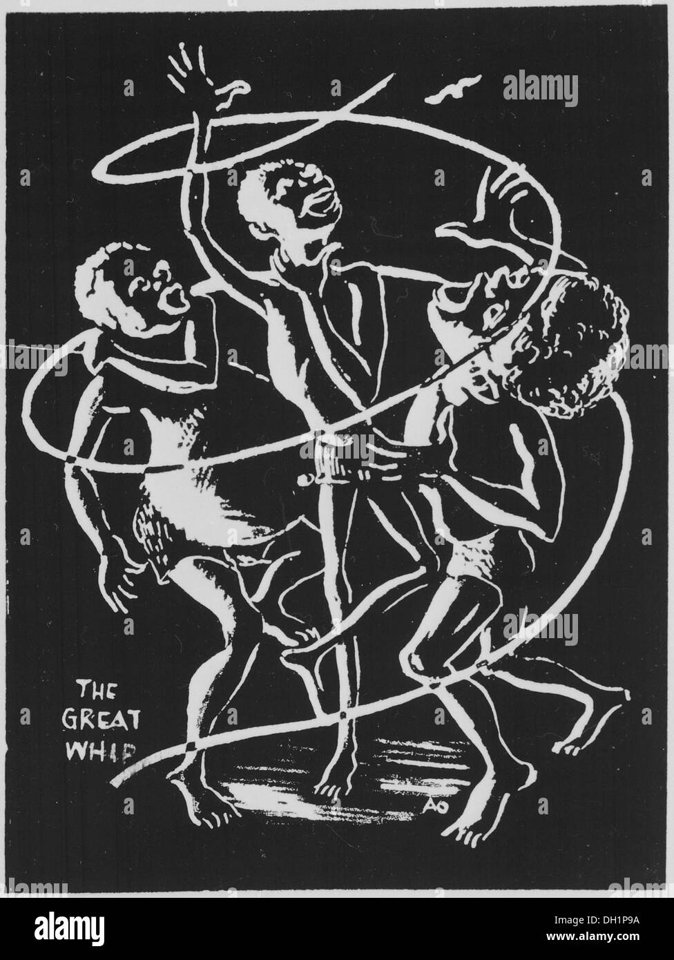 An image or representation of 'The Great Whip,' possibly a reference to ...