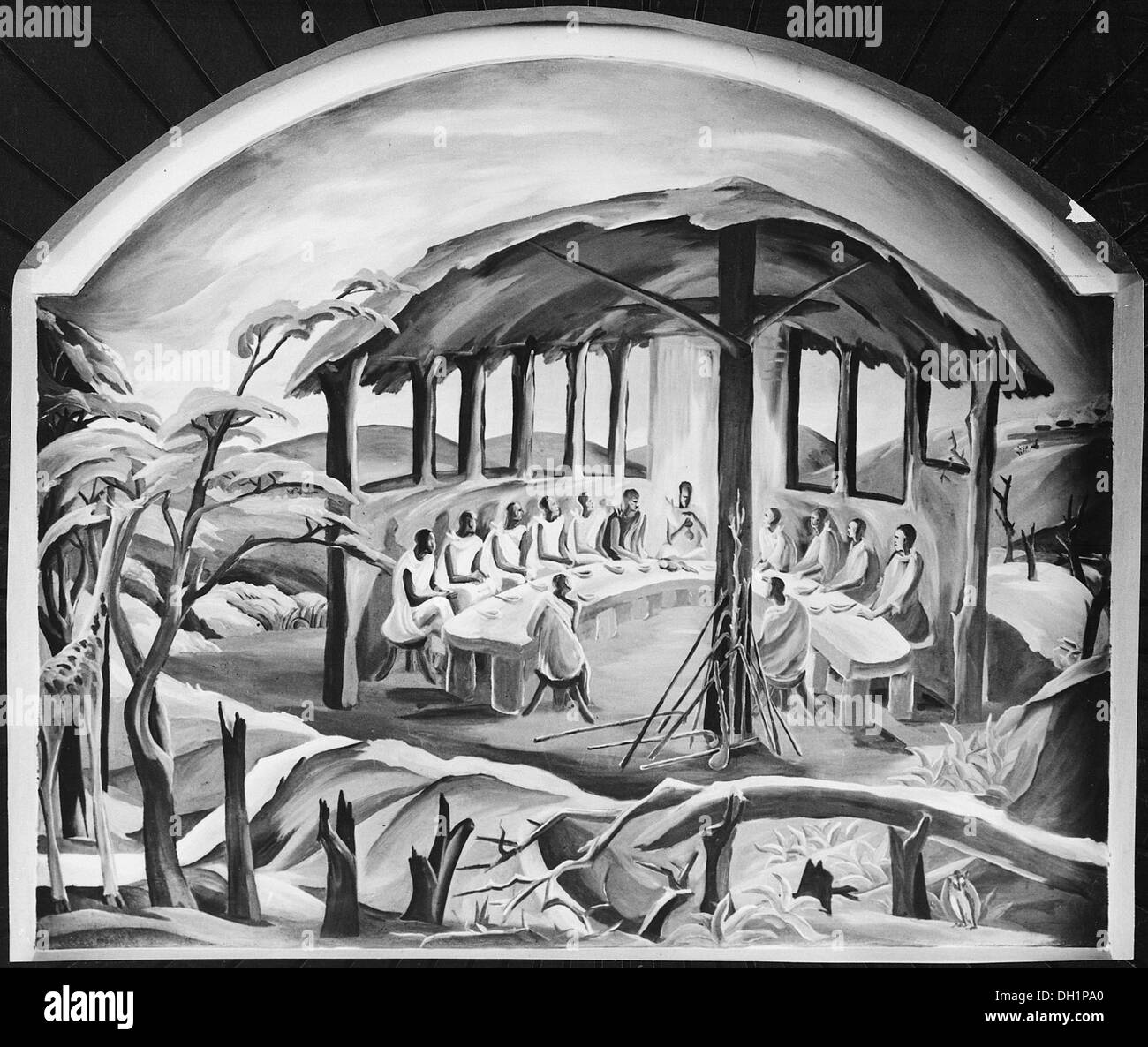 The Last Supper, a famous biblical scene depicting Jesus and his ...