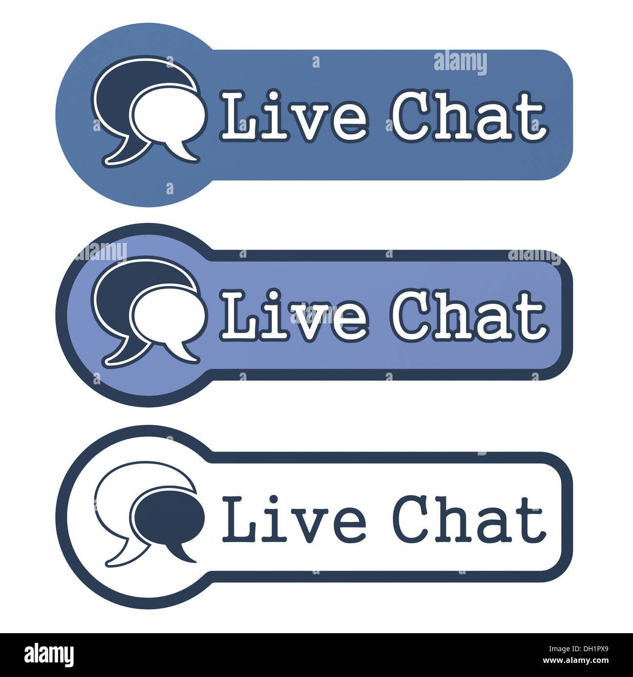 Live chat computer Cut Out Stock Images & Pictures - Alamy