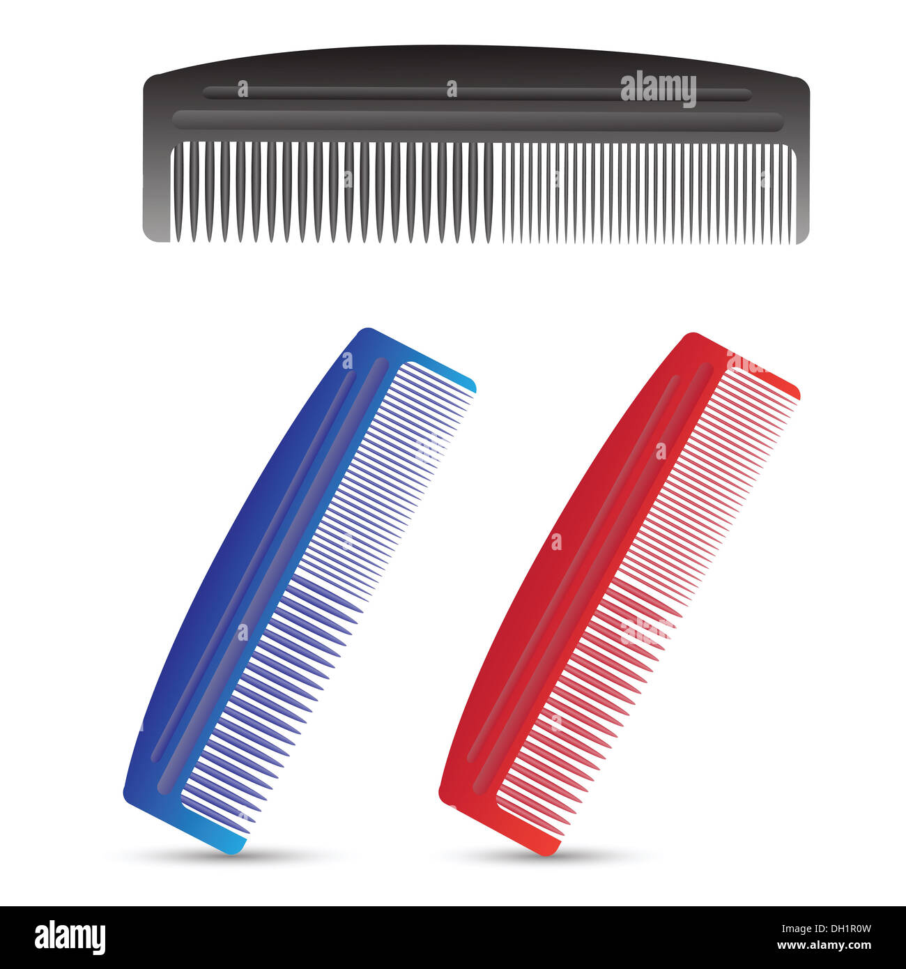 set of combs Stock Photo - Alamy