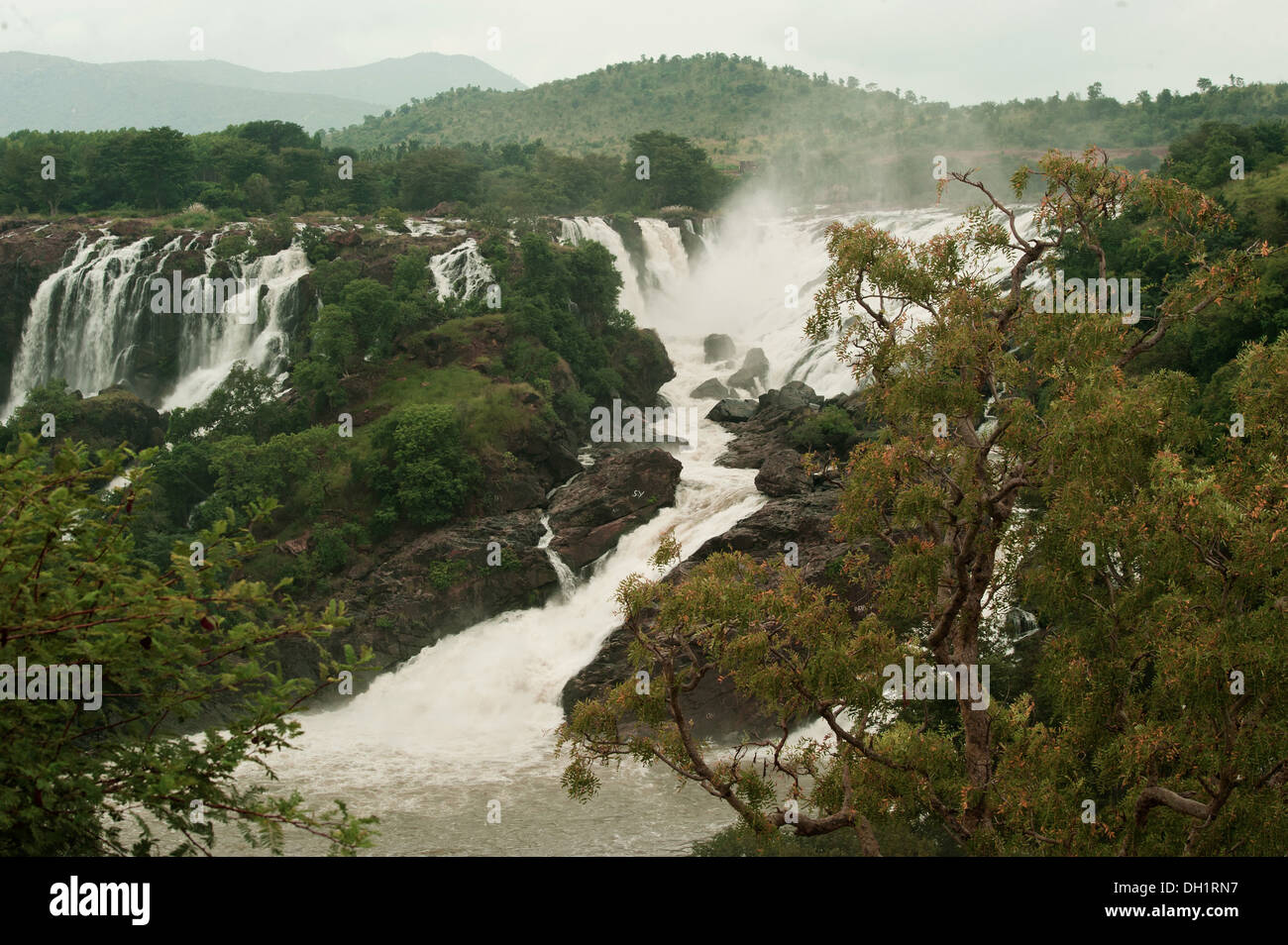 Shivasamudram waterfalls Kaveri River Karnataka India Asia Indian ...