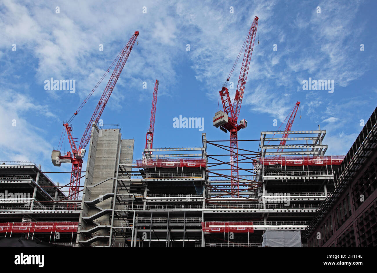 Construction site concrete tower core hi-res stock photography and ...