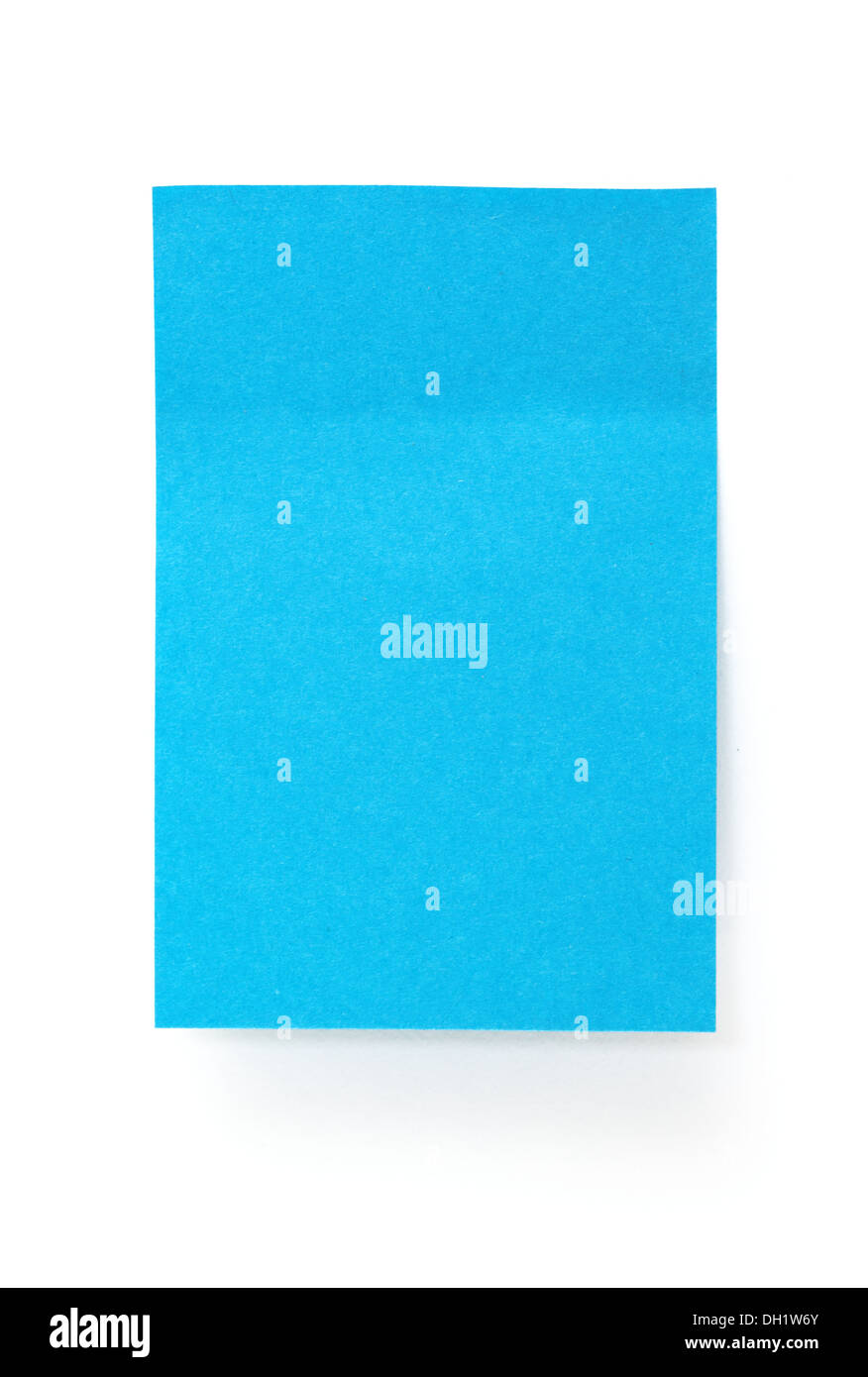 Blue paper sticky stickers Stock Photo - Alamy