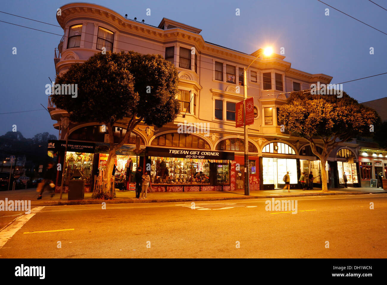 Street scene, The Haight, San Francisco, California, USA Stock Photo ...