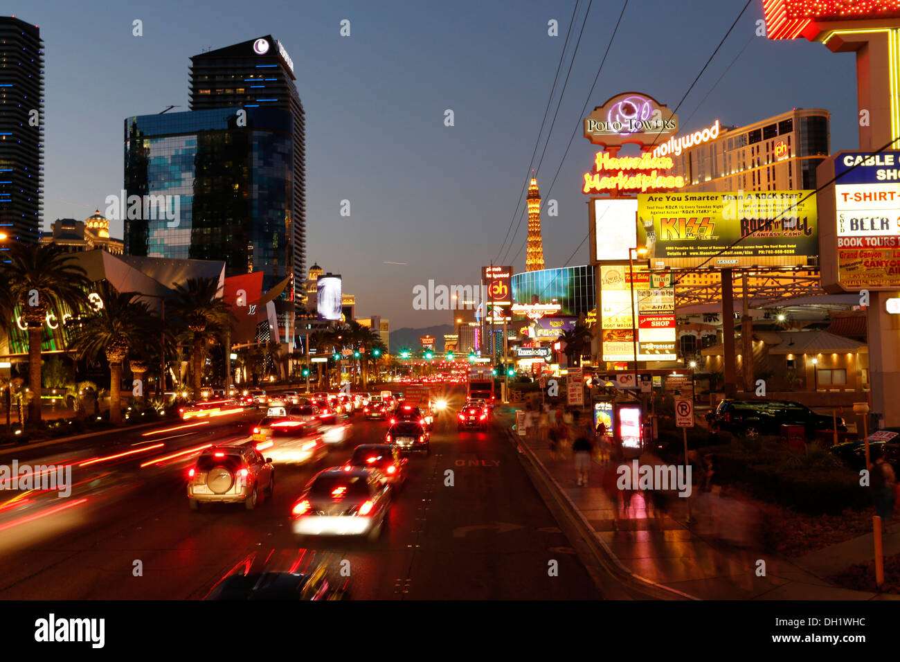 Las Vegas at night, Nevada, USA Stock Photo - Alamy