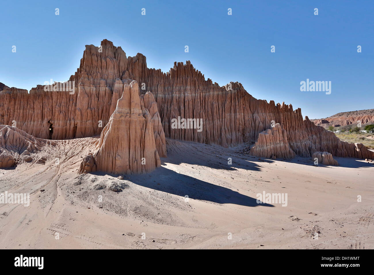 Cathedral Caves Formation, Cathedral Gorge State Park, Caliente Caldera ...