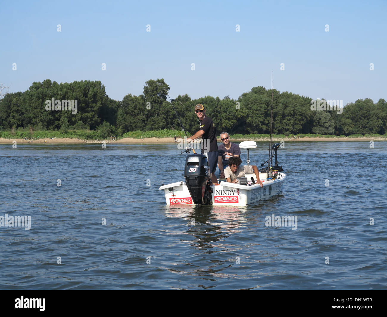 fishing on the river seine Stock Photo - Alamy
