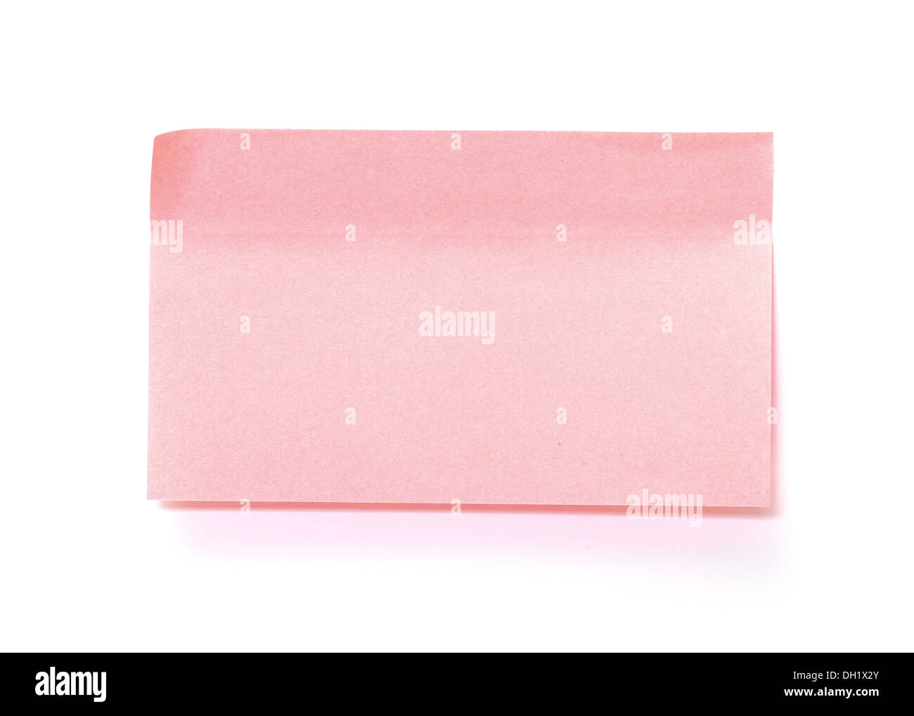 Pink paper sticky stickers Stock Photo - Alamy