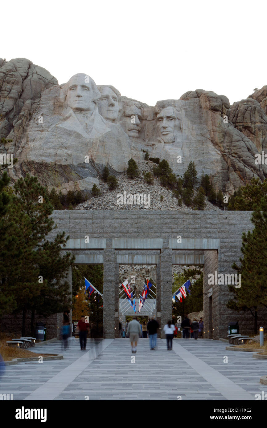 Mount Rushmore National Memorial, Keystone, Black Hills, South Dakota ...