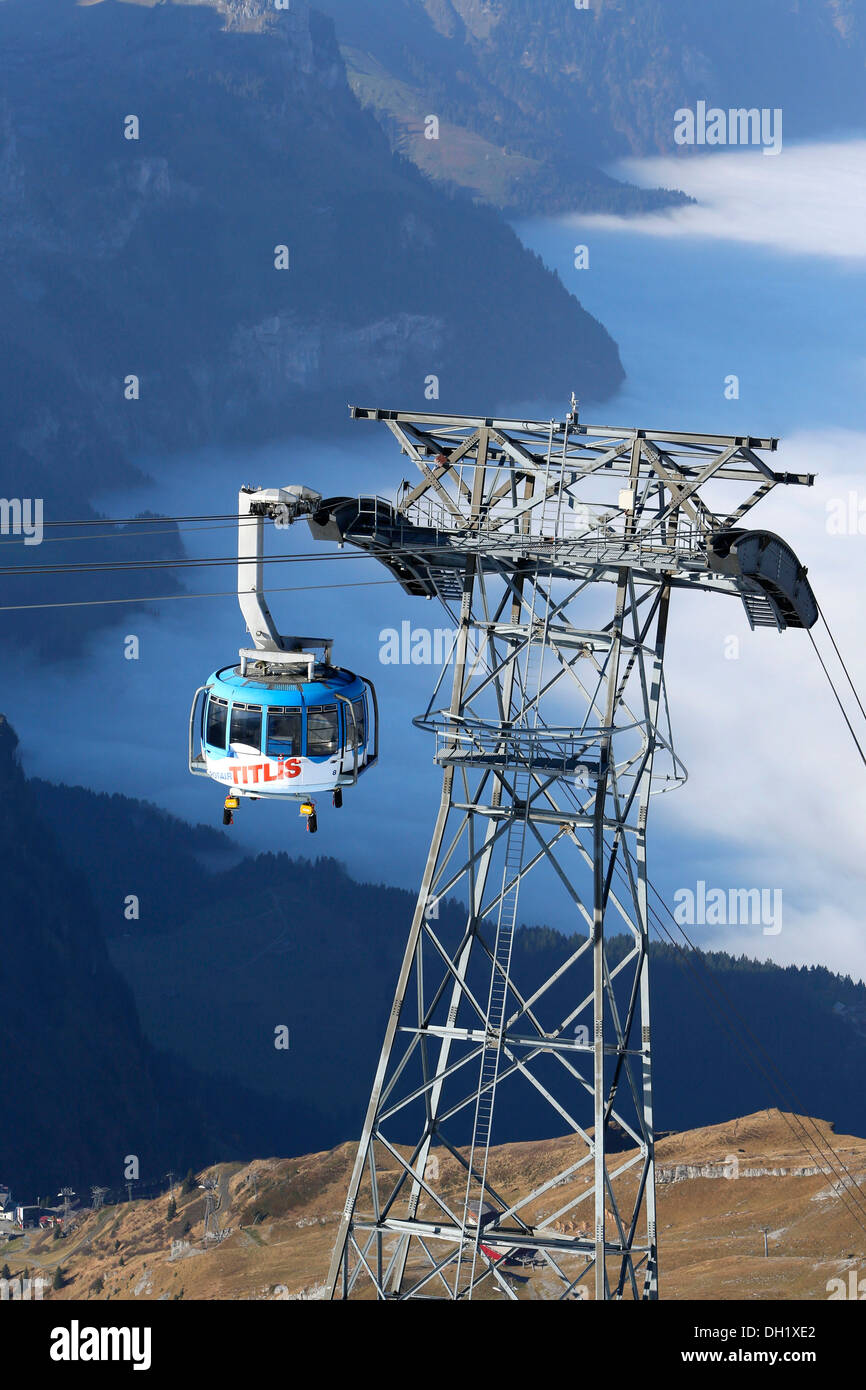 Switzerland titlis mountain cable car hi-res stock photography and ...