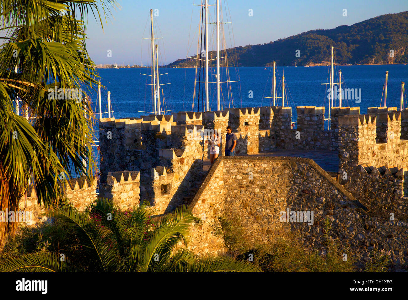 Marmaris Castle and Harbour, Marmaris, Datcha Peninsula, Turkey, Asia ...