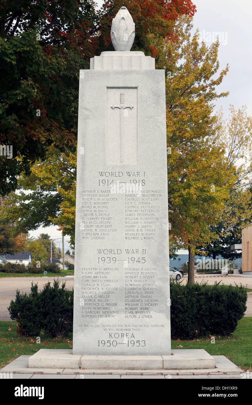 Fort Wellington National Historic Site, Prescott, Ontario, Canada Stock ...