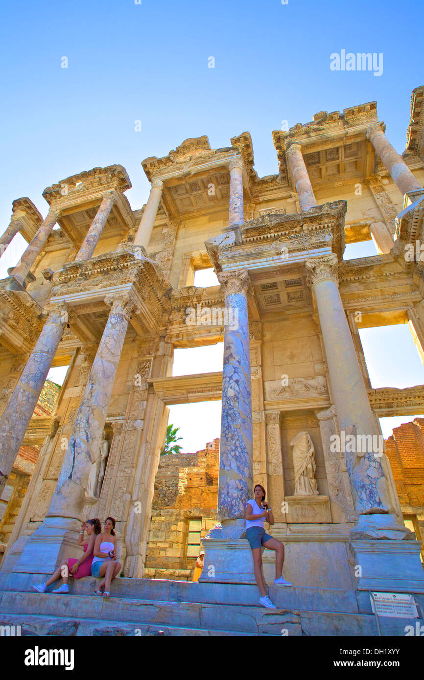 Library of Celsus, Ephesus, Turkey, Asia Stock Photo - Alamy