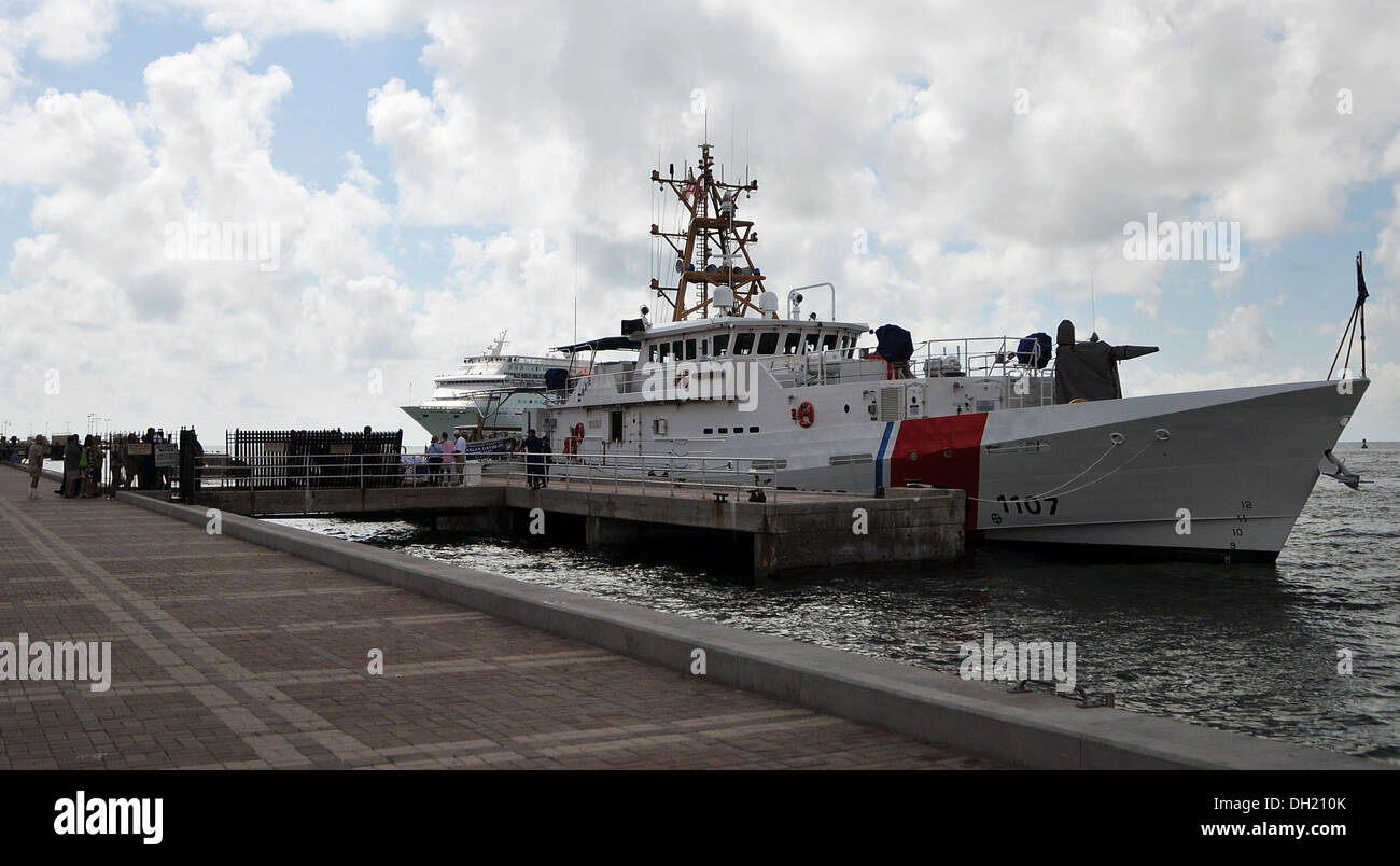 The U.S. Coast Guard Fast Response Cutter Charles David, Jr. (WPC 1107 ...