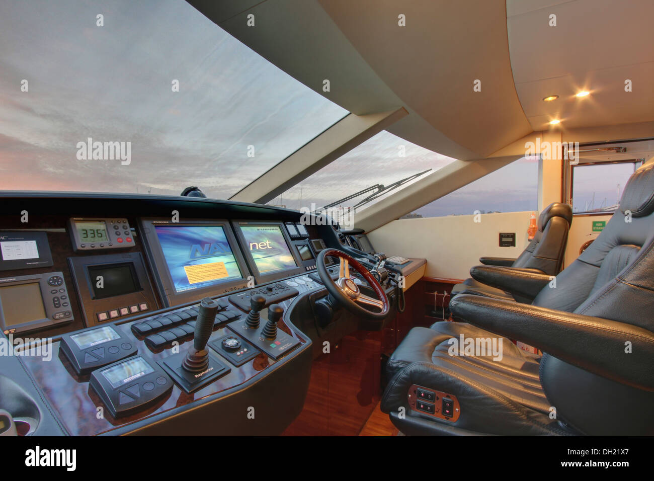 Cockpit boat hi-res stock photography and images - Alamy