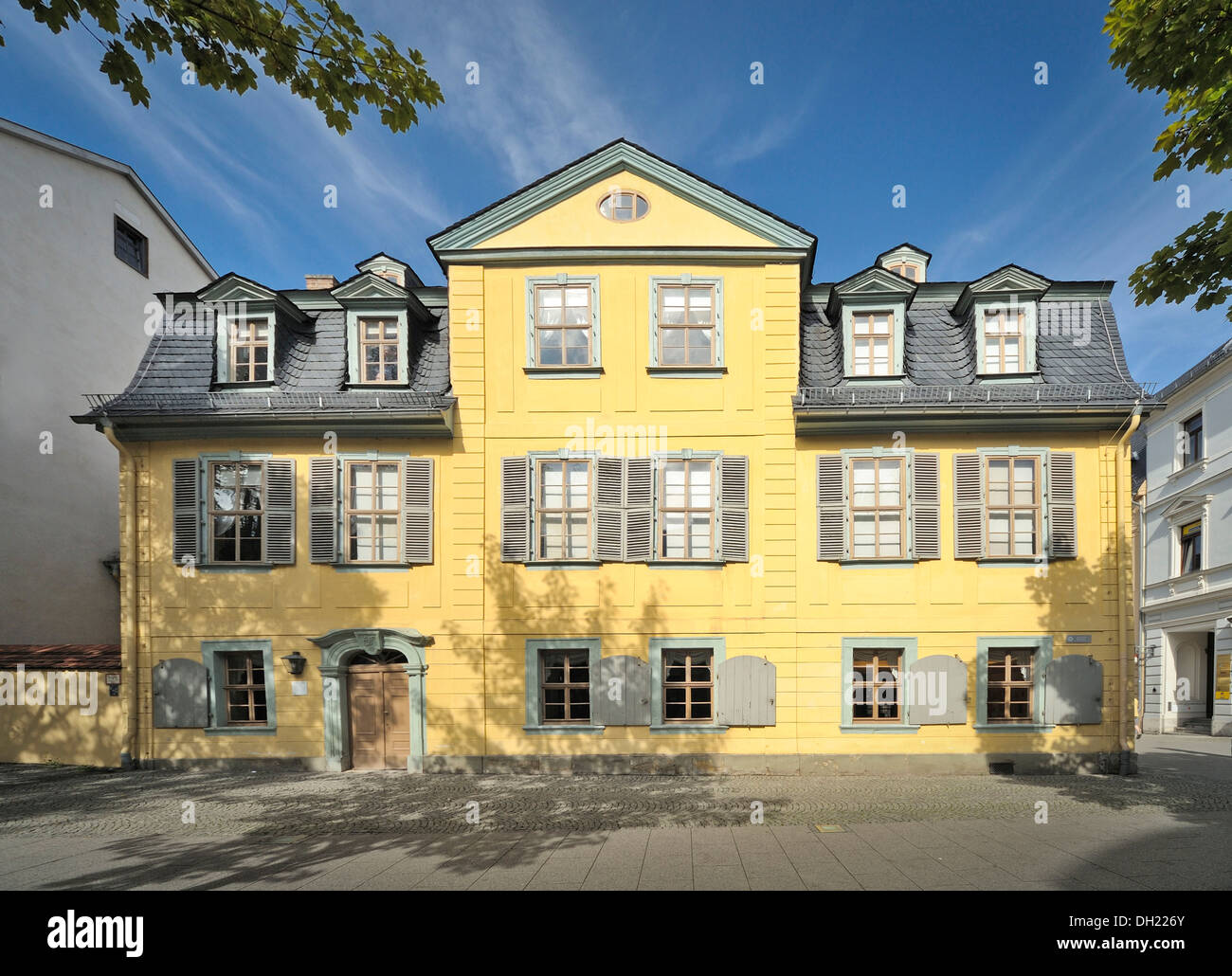 Schillerhaus building in Weimar, Thuringia Stock Photo - Alamy