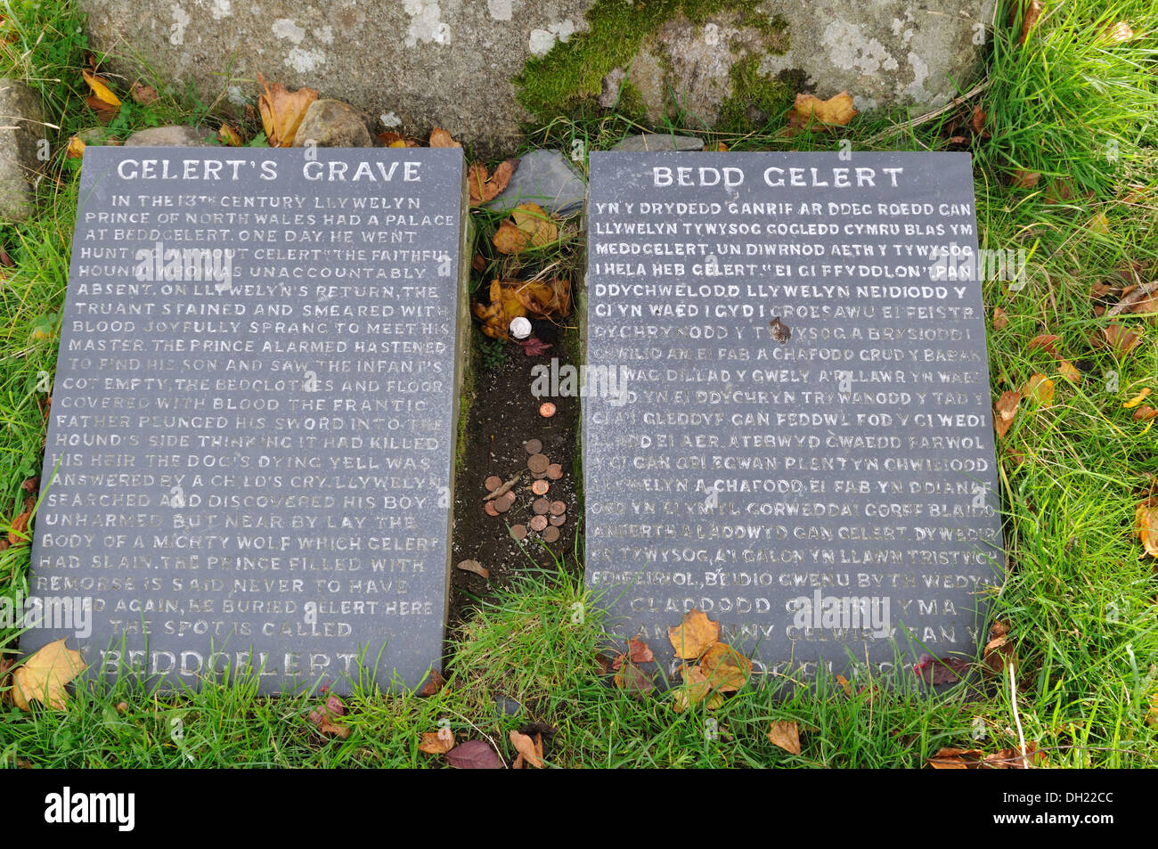 The grave of gelert hi-res stock photography and images - Alamy