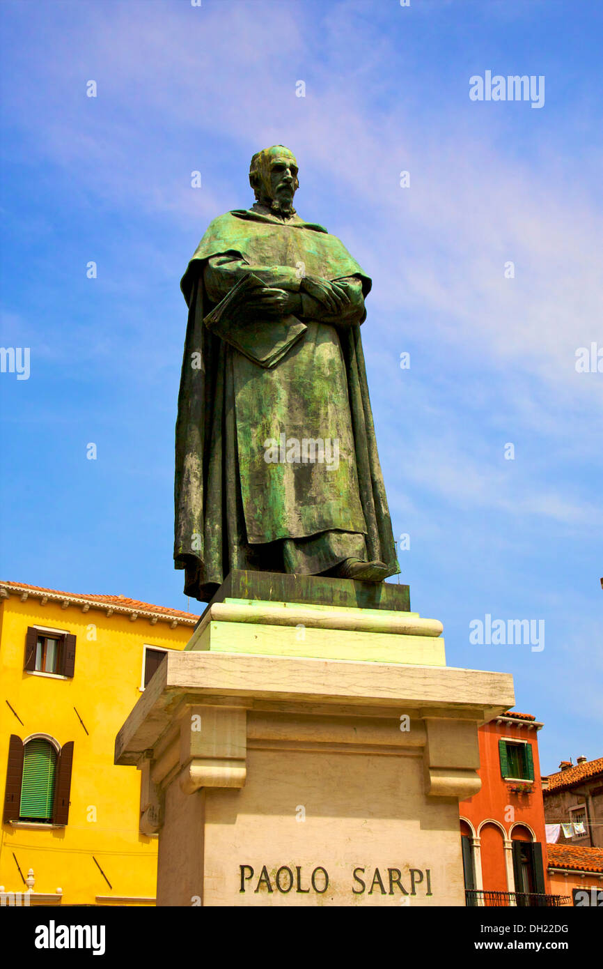 Statue of Paolo Sarpi, Venetian Patriot, Scholar, Scientist and Church ...