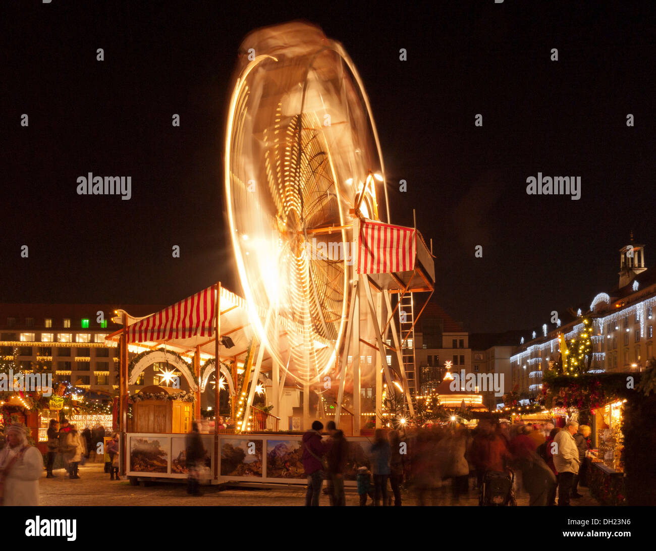 Striezelmarkt Christmas market in Dresden, Saxony, PublicGround Stock ...