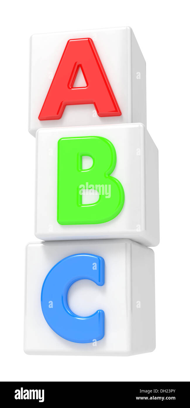 Letter b building block alphabet Cut Out Stock Images & Pictures - Alamy