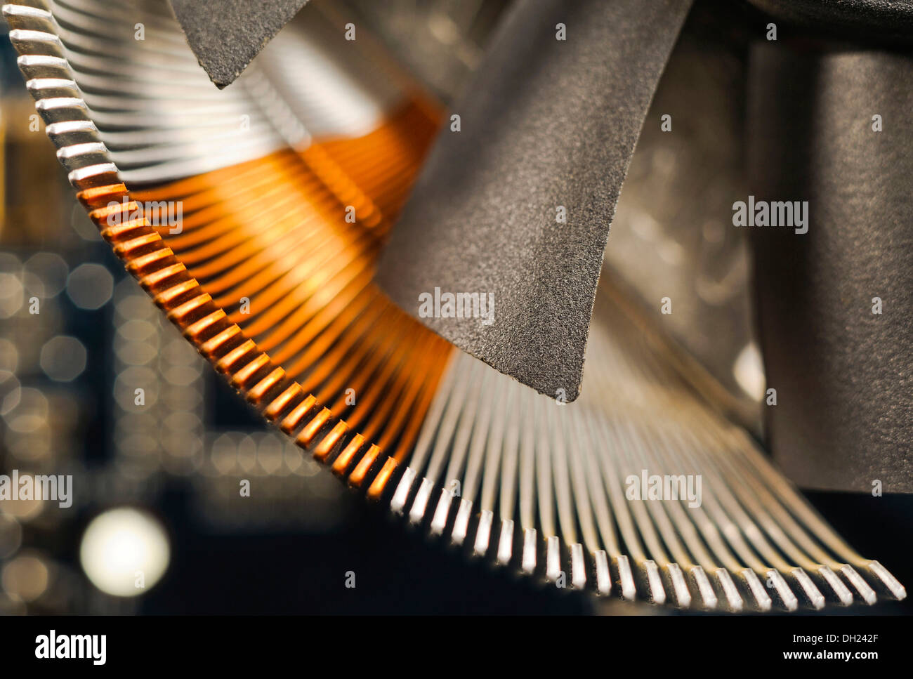 Detail view, graphics card, plug-in card for computers Stock Photo - Alamy