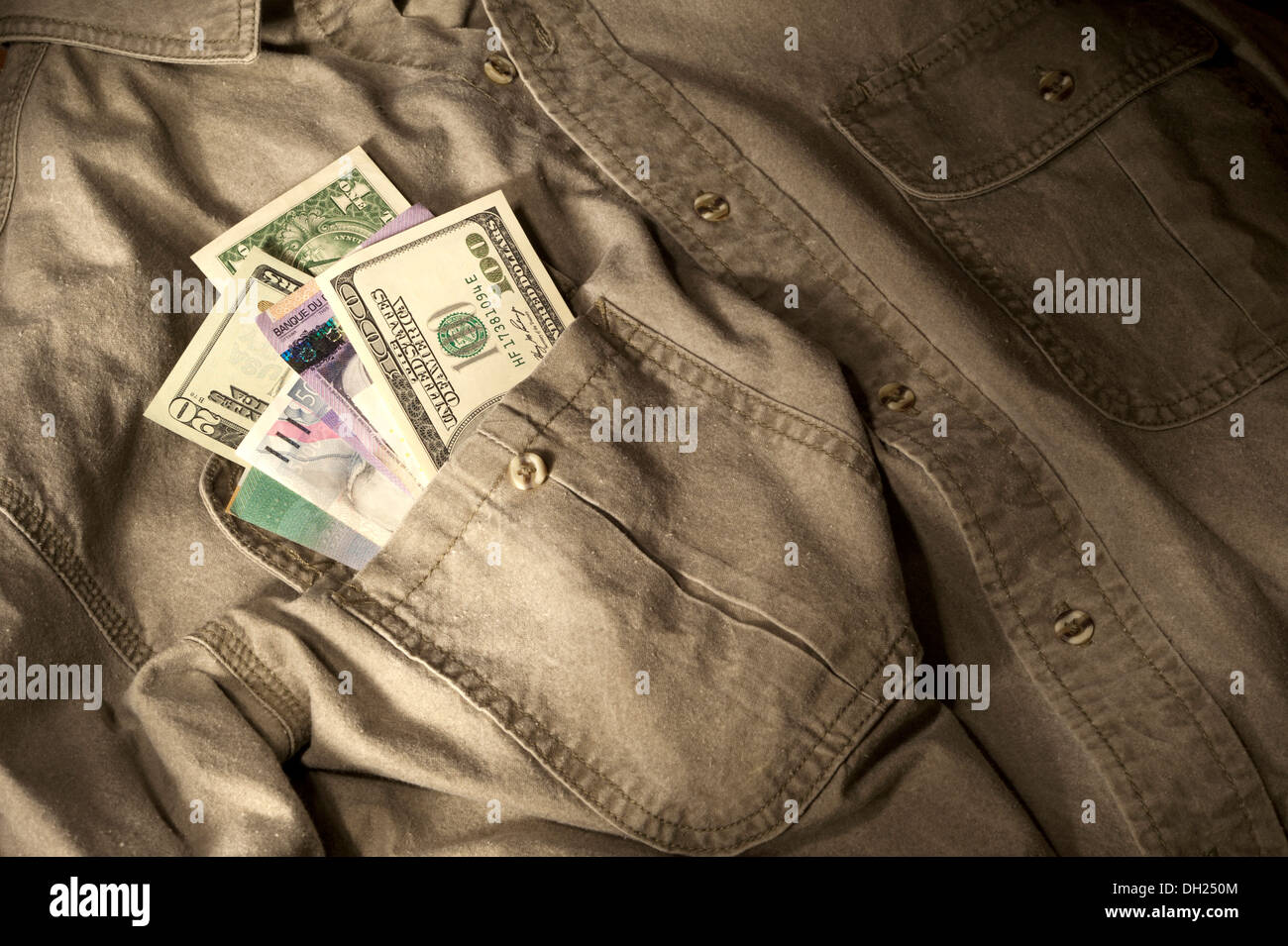 American money detail hi-res stock photography and images - Alamy