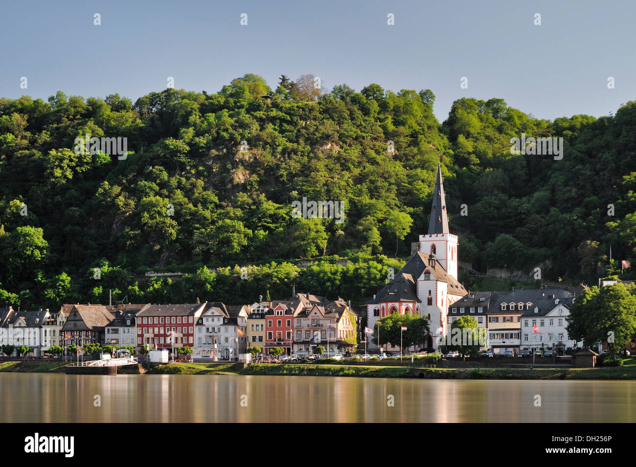 Collegiate Church of St. Goar, St. Goar, Upper Middle Rhine Valley, a ...