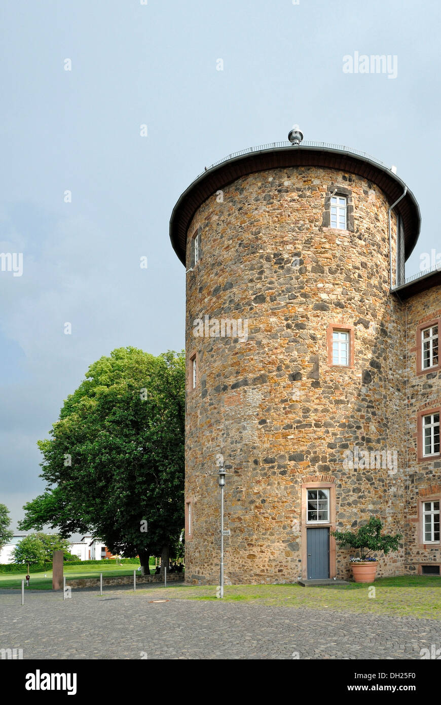 Town hall in the Landgrafenschloss castle, Butzbach, Hesse Stock Photo ...