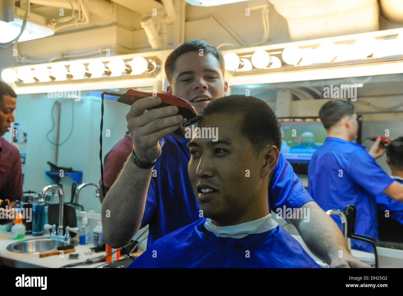 ARABIAN SEA (Oct. 22, 2013) Cpl. Justin Sharpton, assigned to the 13th ...