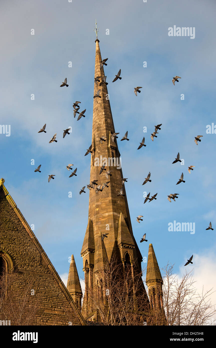 Tall church spire hi-res stock photography and images - Alamy