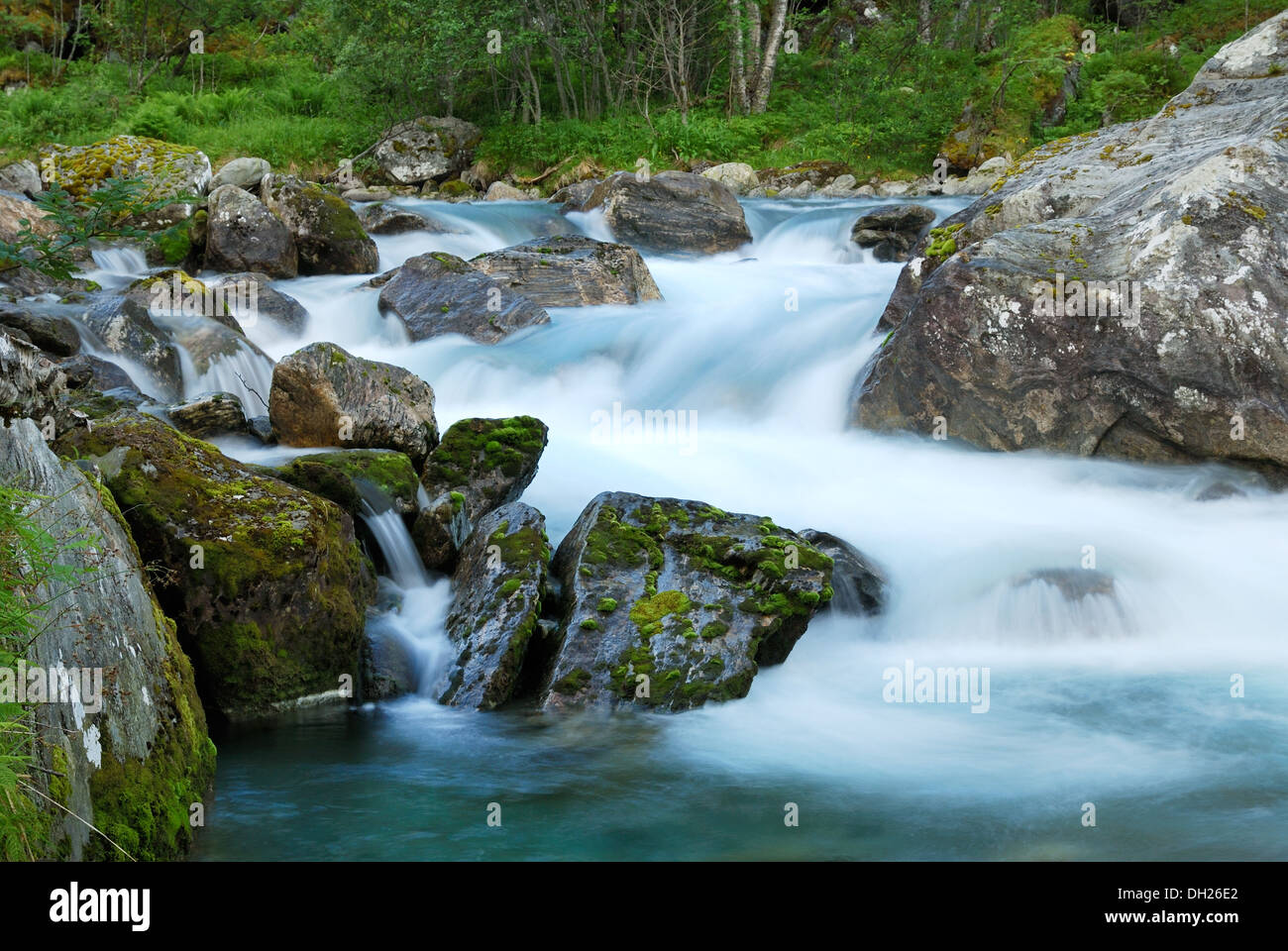 Waterfall at long shutter speed Stock Photo - Alamy