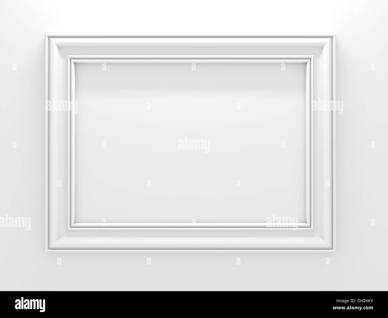 White photo frame Stock Photo - Alamy