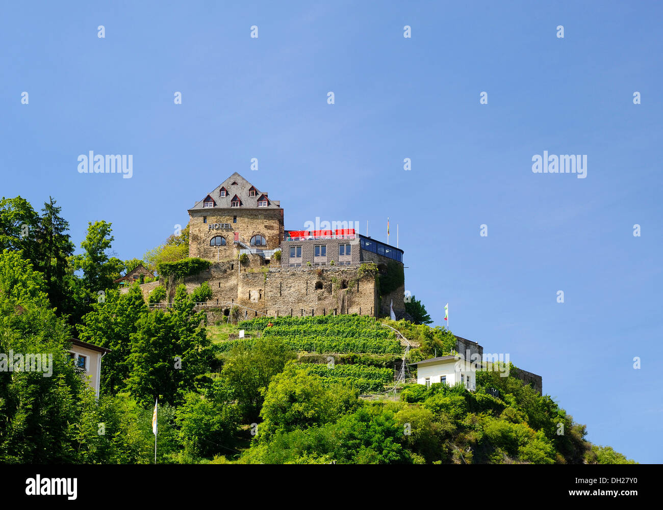 Burg Rheinfels Castle, Sankt Goar, St. Goar, Upper Middle Rhine Valley ...