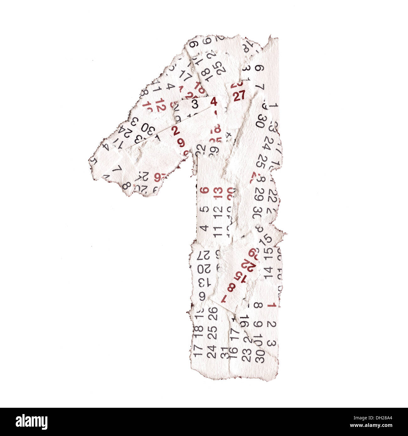 Calendar torn calendar sheets hi-res stock photography and images - Alamy