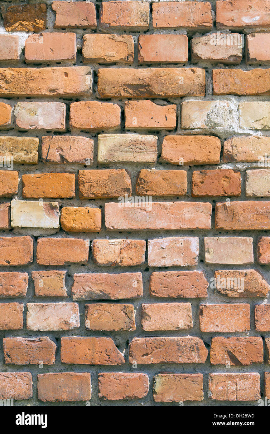 red brick stone wall Stock Photo - Alamy