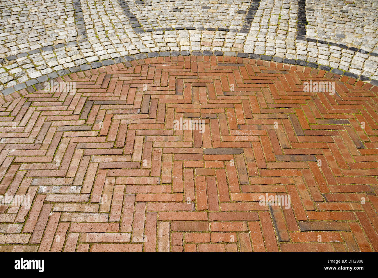 pavement with herringbone Stock Photo - Alamy